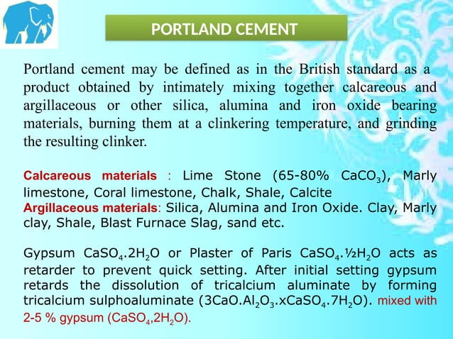 Portland Cement- The hydraulic Binder.pptx