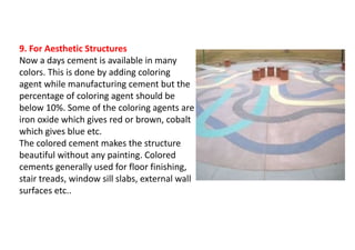 cement - uses, types and manufacturing process.pptx
