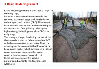 cement - uses, types and manufacturing process.pptx