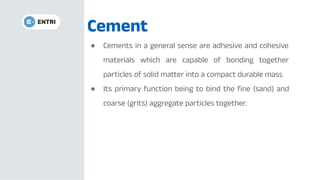 Cement_ 1.pdf. CEMENT BASICS CIVIL ENGG. | PDF | Chemistry | Science