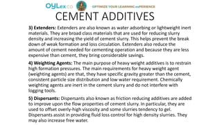 Cement additives | PPTX
