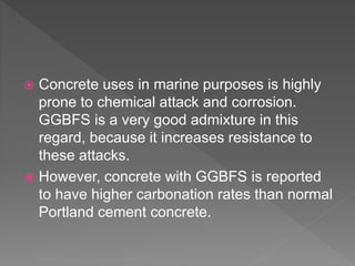 GGBS Cement addmixtures | PPTX