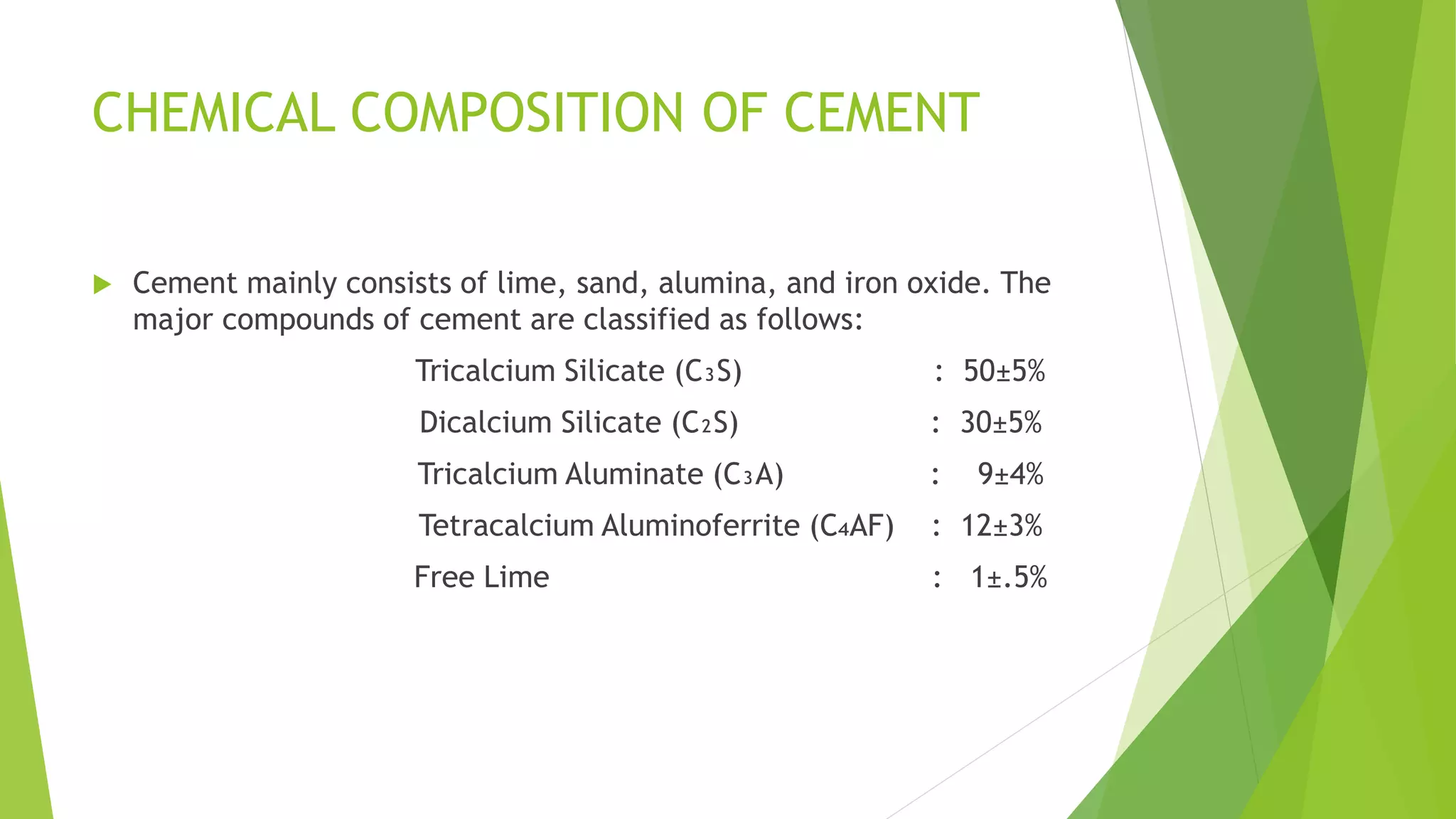 Cement and cement concrete | PPTX