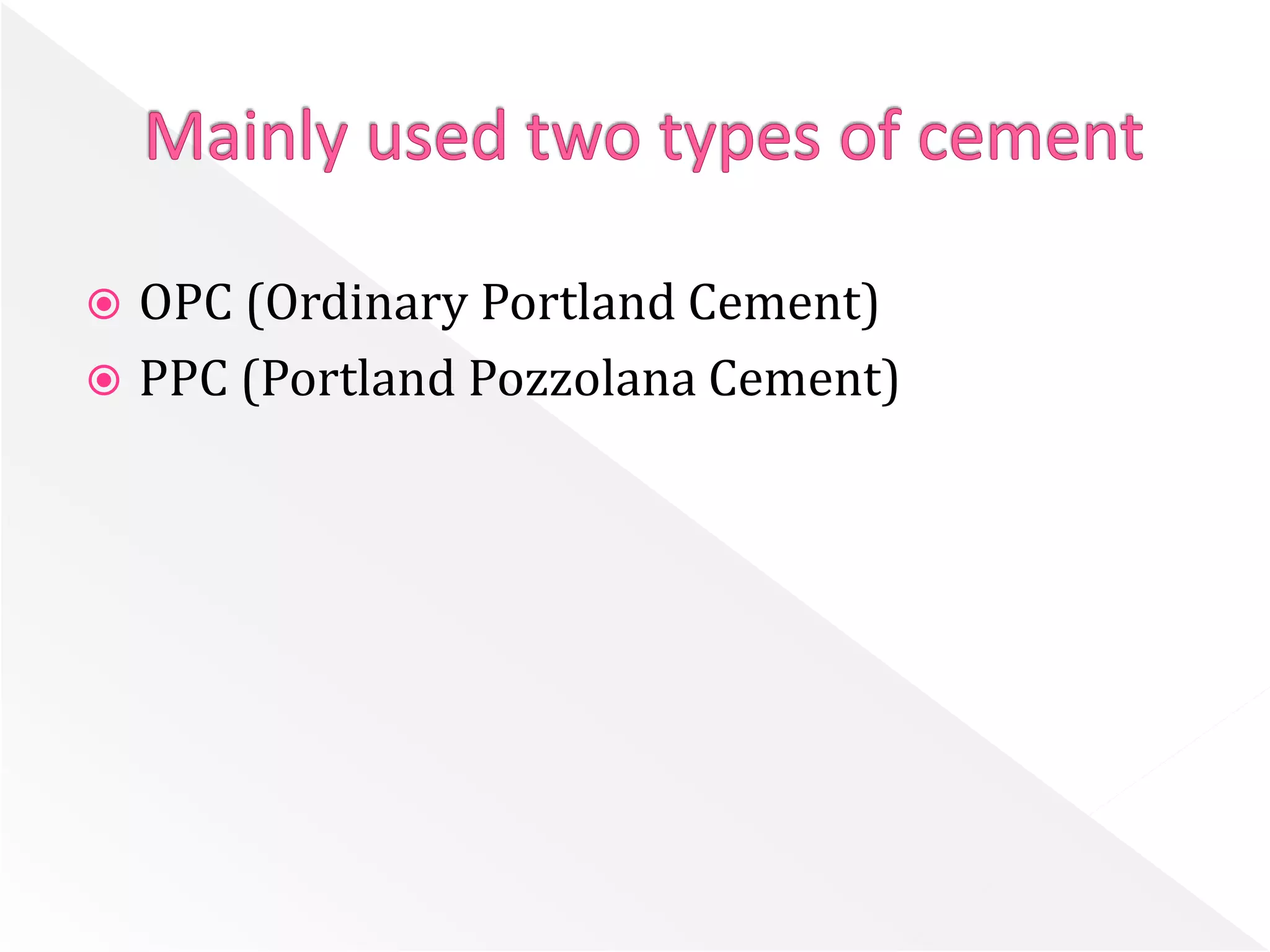 Cement and cement grades | PPTX