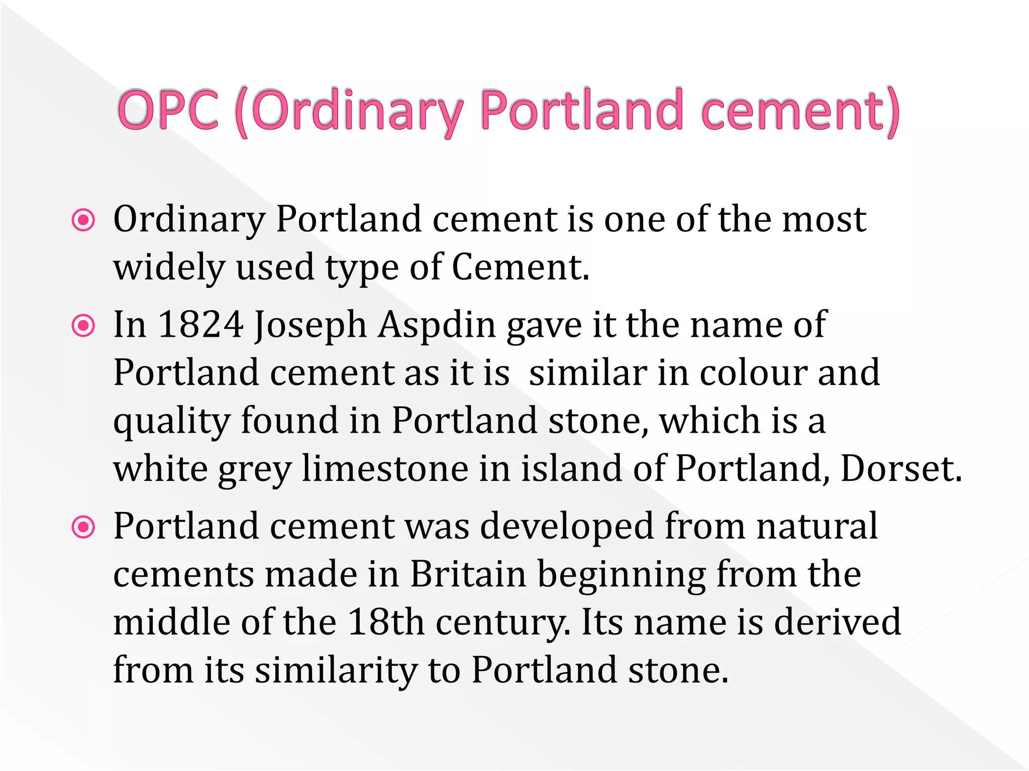 Cement and cement grades | PPTX