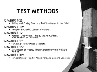 Cement and Concrete Design and Studies.pptx