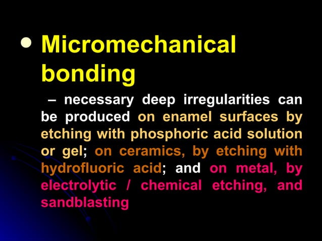 Cementation | PPT | Oral care | Personal Care