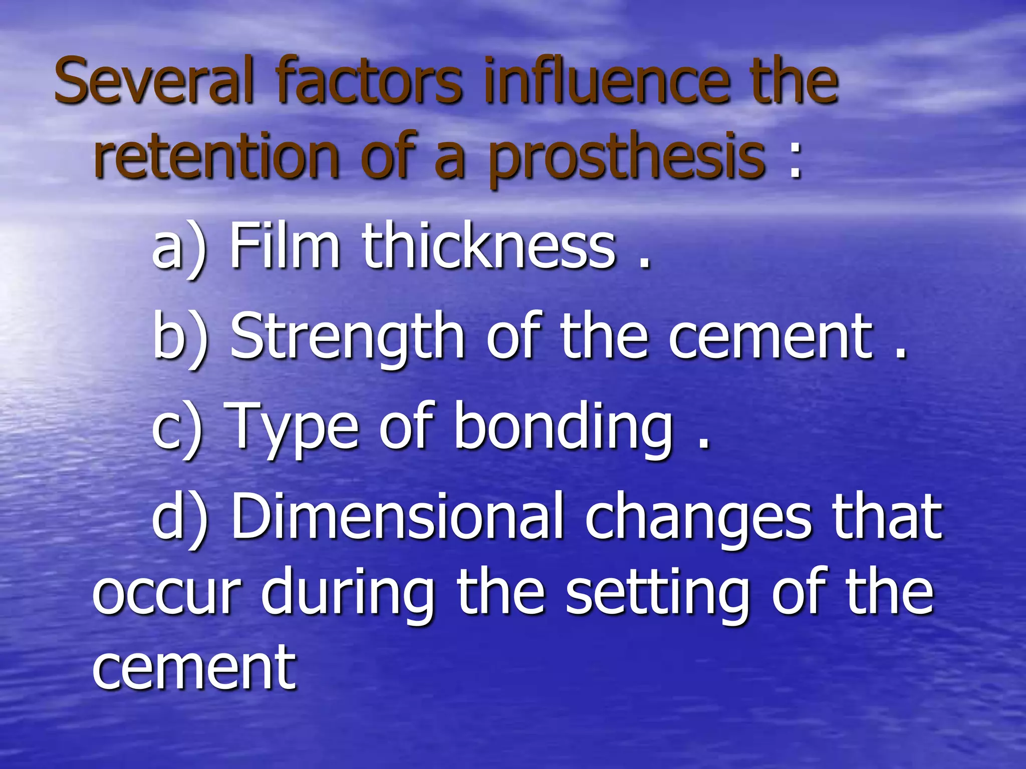 Cementation procedures in fpd | PPT