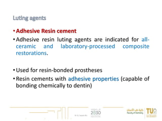 Luting agent and cementation processTaif.pdf