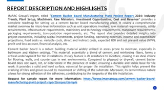 Cement Backer Board Manufacturing Plant Project Report.pdf