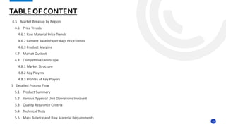 Cement Based Paper Bags Manufacturing Plant Project Report.pptx