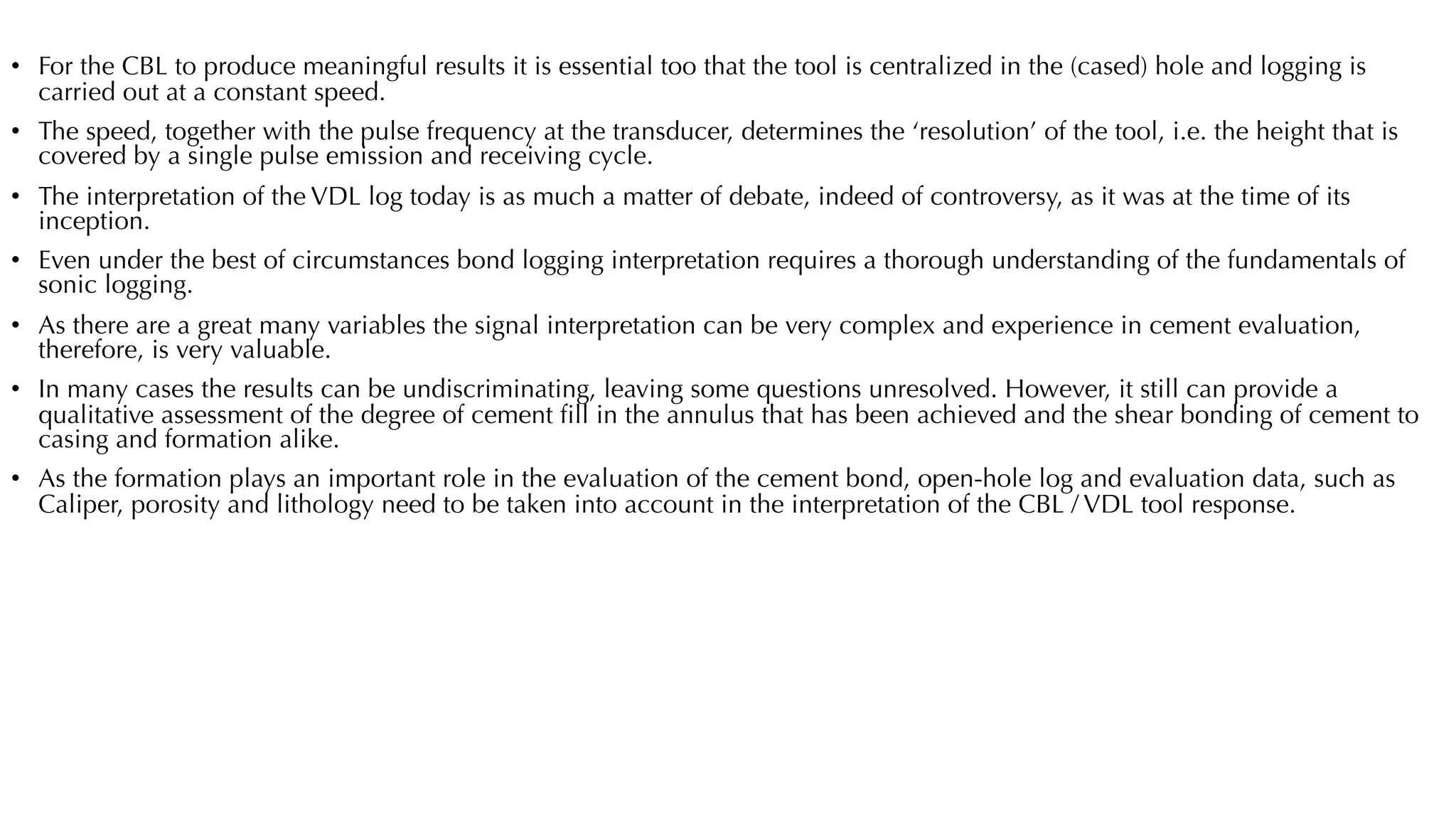 Cement Bond Cbl And Variabile Desnity Vdl Logs Pdf