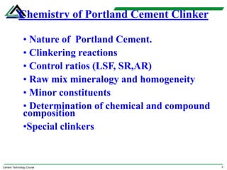 Cement Chemistry cement cement cement cement | PPT