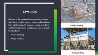 CEMENT CONCRETE (1) (1)construction and materials | PPTX