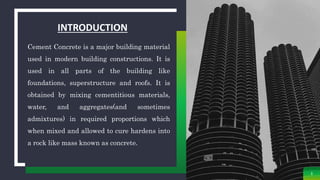 CEMENT CONCRETE (1) (1)construction and materials | PPTX