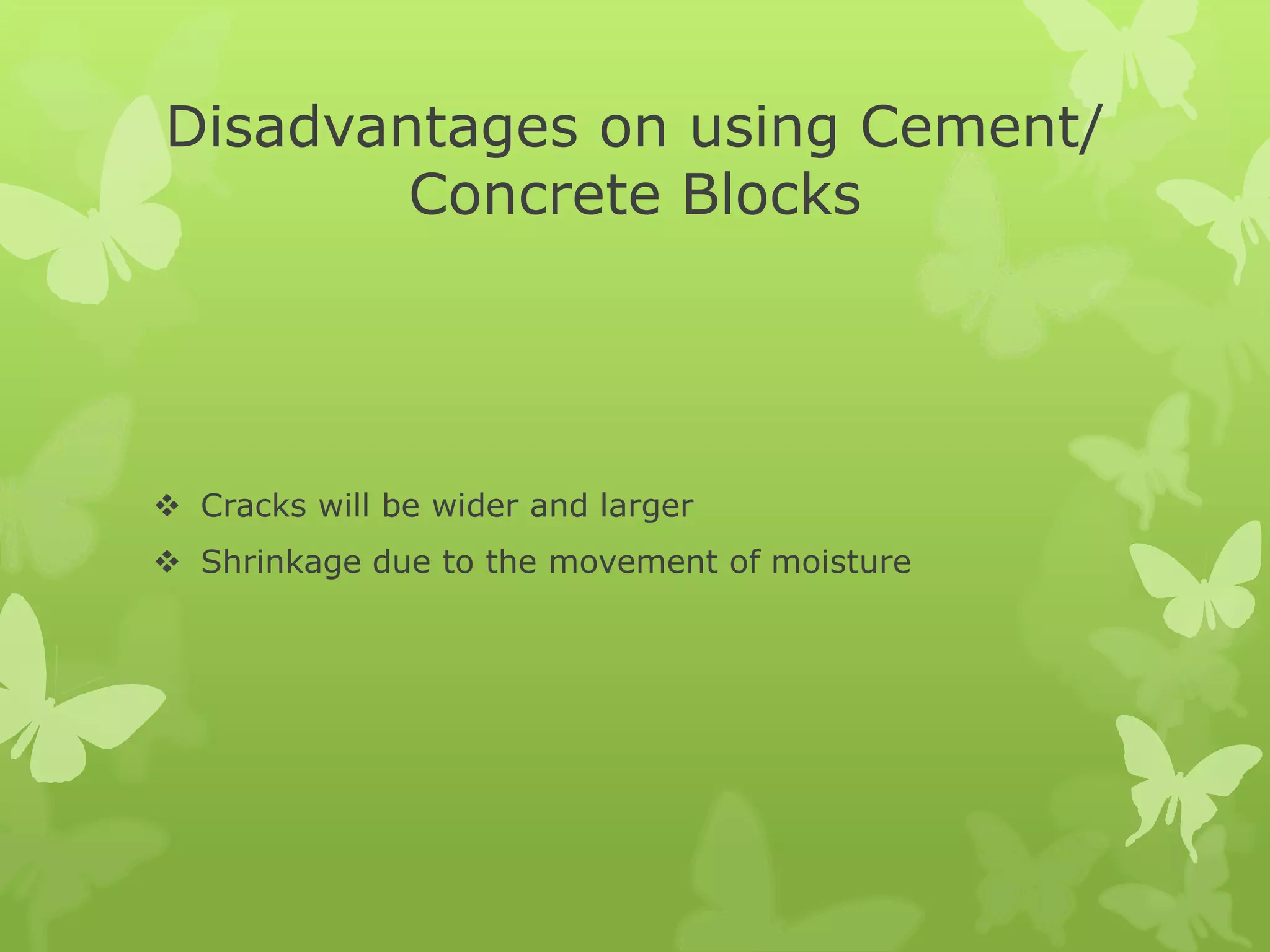Cement & concrete blocks | PPTX