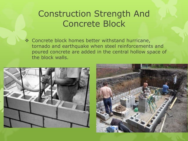 Cement & concrete blocks | PPTX | Home Improvement | Home & Garden