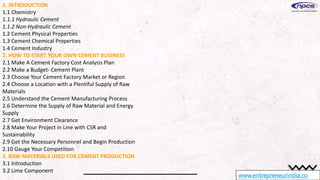 The Complete Book on Cement & Concrete Products Manufacturing | PPTX