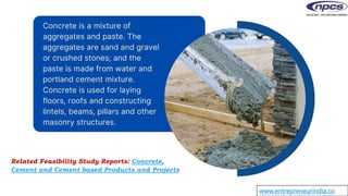 The Complete Book on Cement & Concrete Products Manufacturing | PPTX