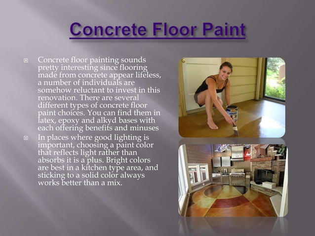 Know more about Concrete Flooring and Finishing | PPTX