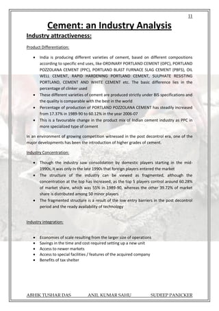 Cement industry | PDF
