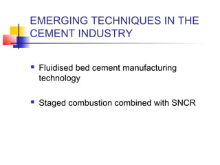 Cement industry | PPT