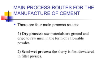 Cement industry | PPT