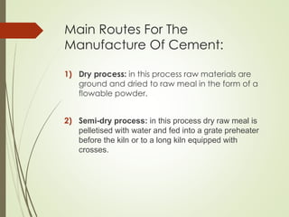 Cement industry | PPTX