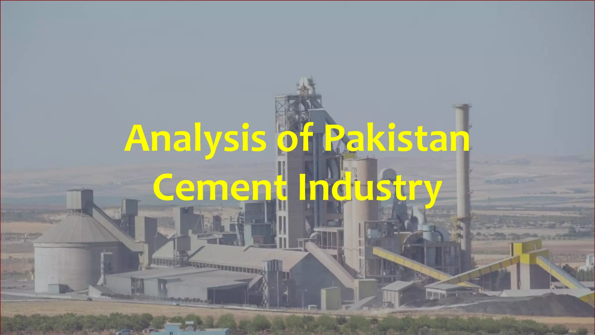 Cement industry Pakistan | PPT