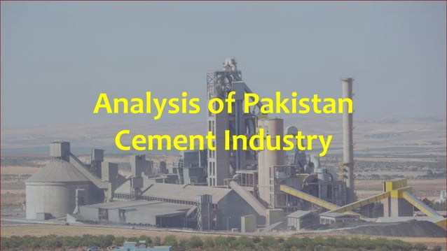 Cement industry Pakistan | PPT