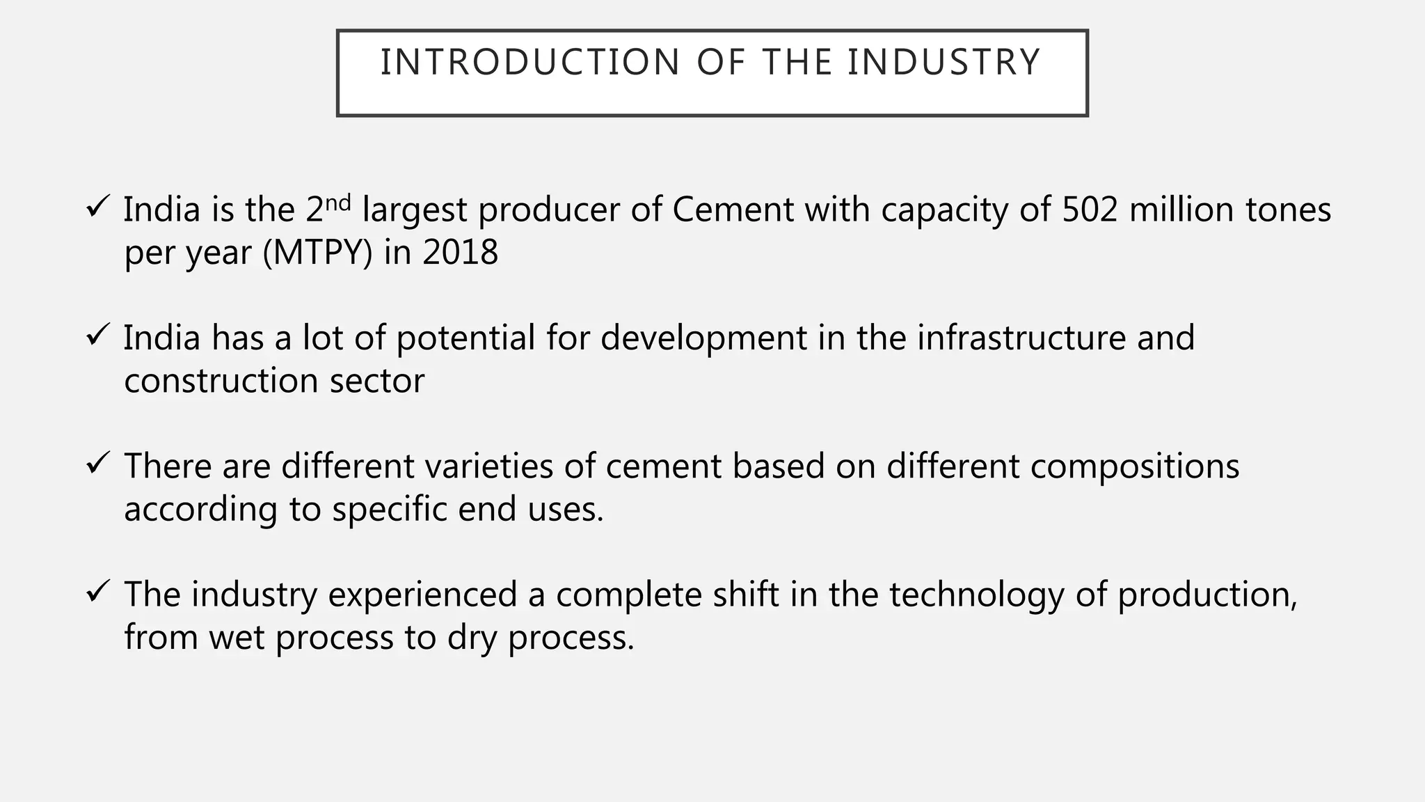 Cement industry | PPT