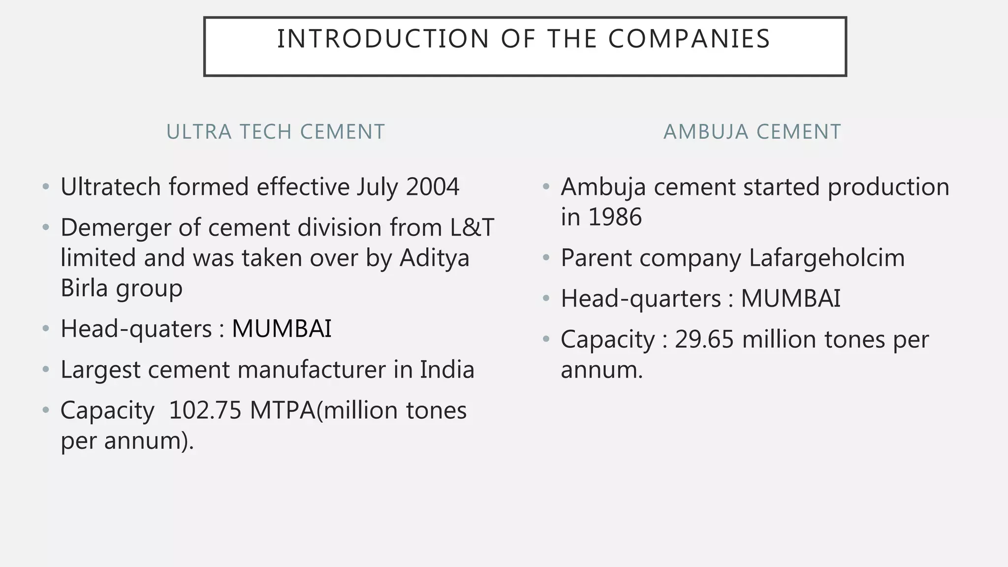 Cement industry | PPT