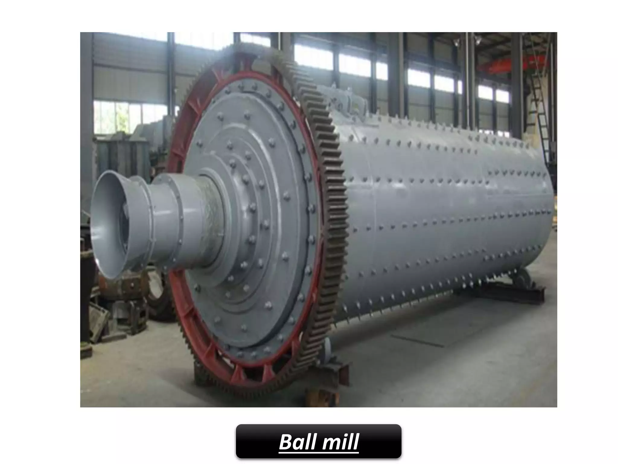 Cement industry : grinding process of ball mill | PPTX