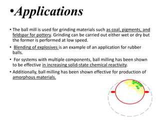Cement industry : grinding process of ball mill | PPTX