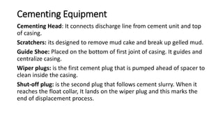 cementing Problems Related to Cementing and their Solutions | PPT