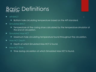 API Limitations for Cementing Temperature | PPT