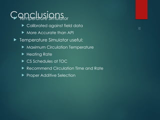 API Limitations for Cementing Temperature | PPT