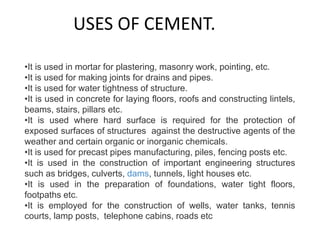 Cement intro
