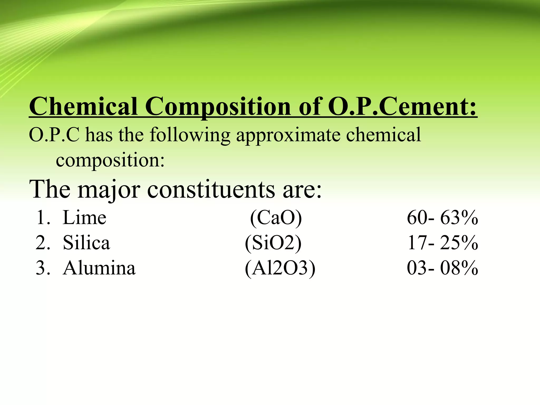 Cement manufacturing applied chemistry | PPT