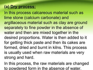 Cement manufacturing applied chemistry | PPT
