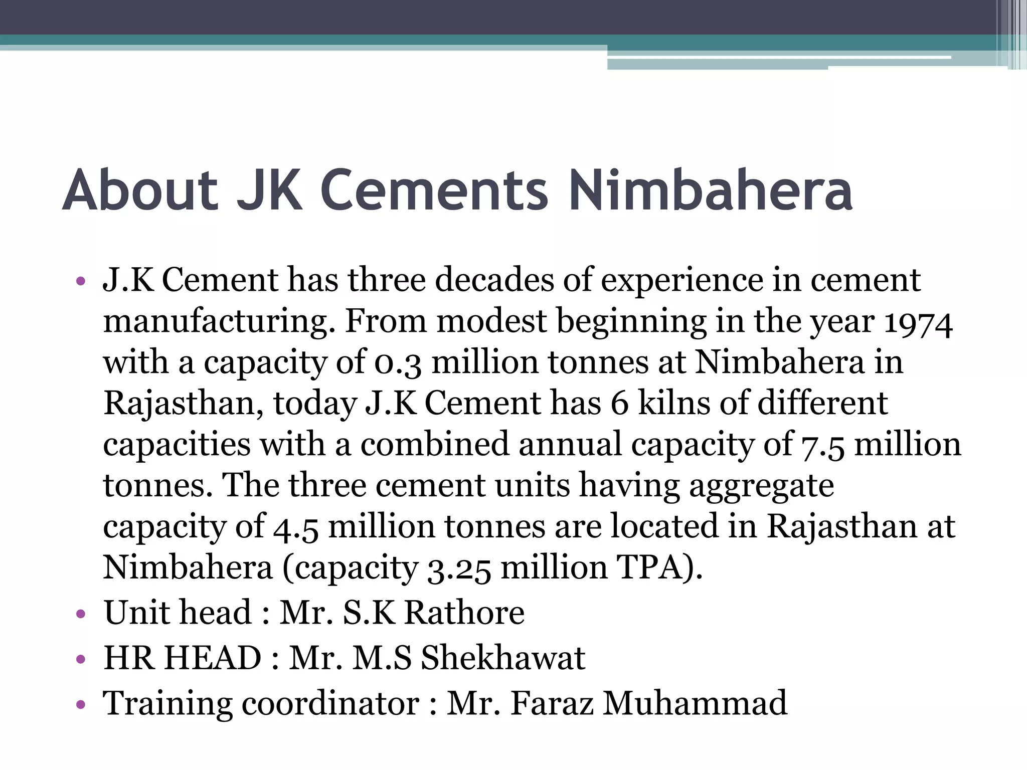 Cement manufacturing process by shubham malviya | PPT