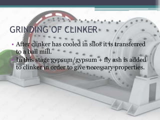 Cement manufacturing process by shubham malviya | PPT