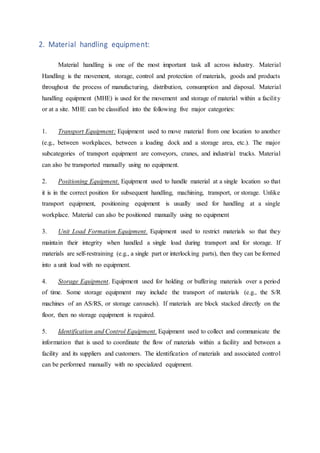 Cement MHE (Repaired).docx | Civil Engineering Industry | Industries