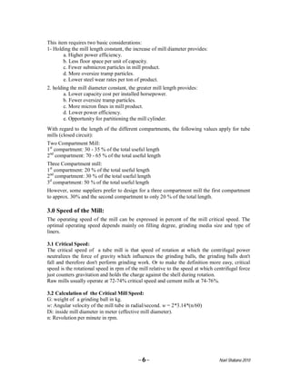 Cement mill notebook | PDF