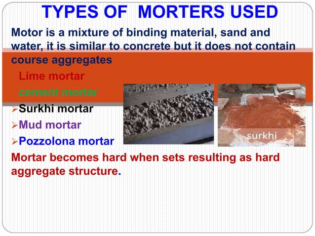 Cement morter | PPTX | Civil Engineering Industry | Industries