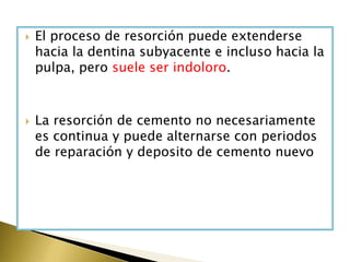 Cemento radicular | PPTX