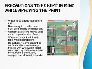 Cement paints | PPT