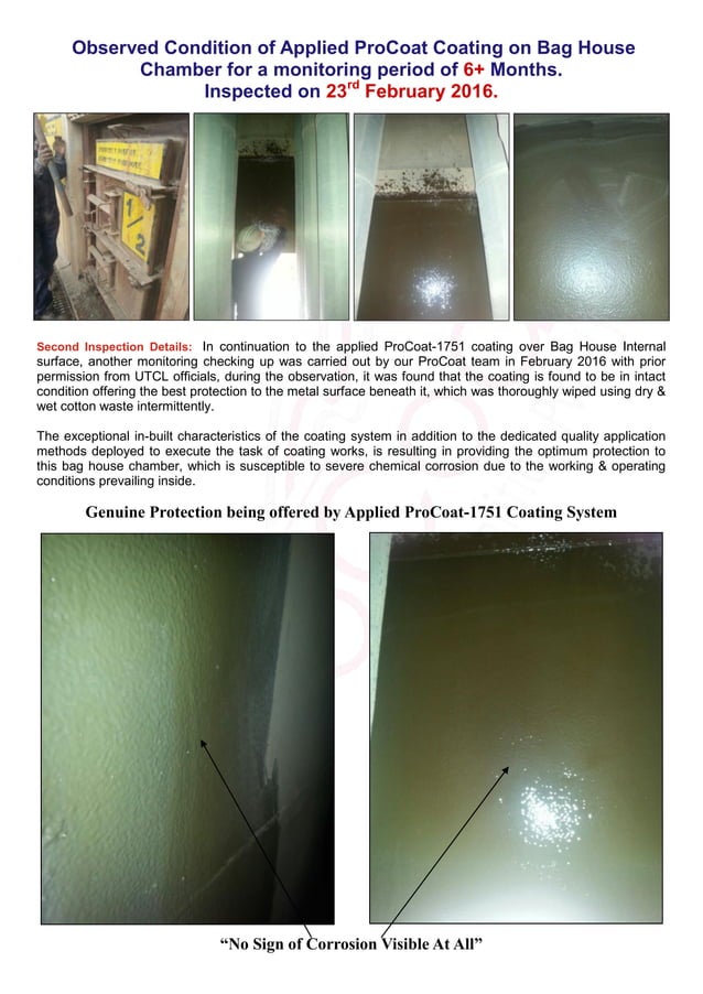 Cement Plant ProCoat Baghouse Internal Corrosion Protection Coating ...