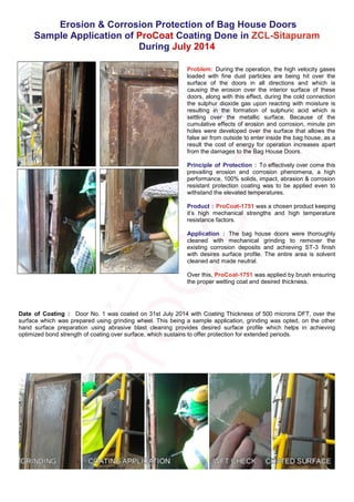 Cement Plant ProCoat Baghouse Internal Corrosion Protection Coating ...