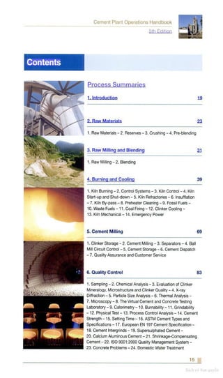 Cement plant operations handbook 5th | PDF